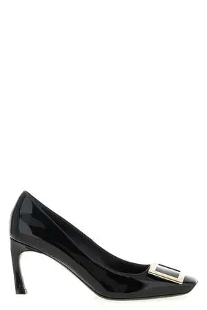 ROGER VIVIER Pump With Metal Buckle - Black