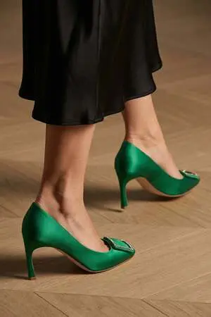 ROGER VIVIER Pumps With Crystal Buckle