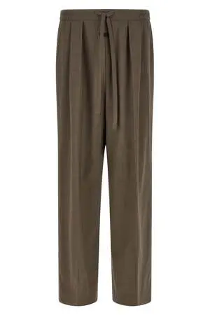 Fear Of God Mélange Wool Trousers - Brown