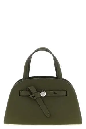 Tory Burch Romy Small Bauletto With Metal Logo Detail