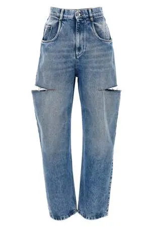MAISON MARGIELA Cut-out Jeans - Light Blue