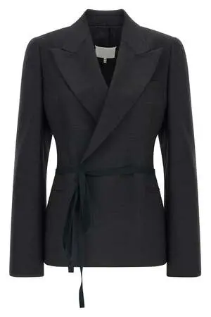 MAISON MARGIELA Belted Wrap Blazer
