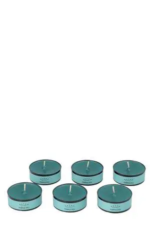 GINORI 1735 Purple Hill' 6-piece Tealight Set - Light Blue