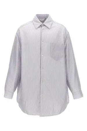 MAISON MARGIELA Padded Stripe' Shirt - Light Blue