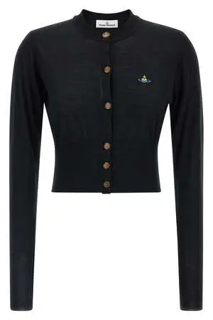 VIVIENNE WESTWOOD Cardigan With Embroidered Orb
