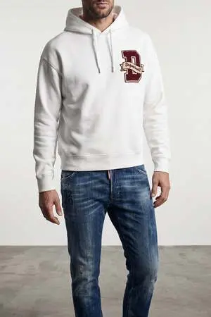 Dsquared2 Hoodie With Varsity Patch