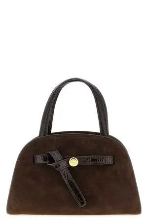 Tory Burch Romy Small Bauletto Handbag - Brown