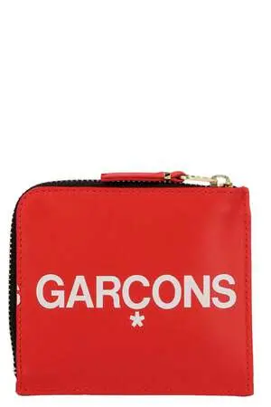 Comme Des Garçons Huge Logo Half Zip' Wallet