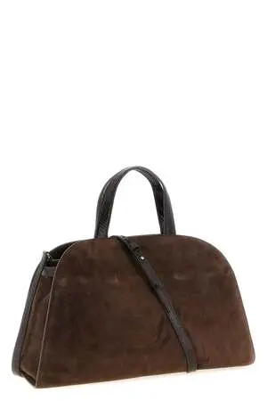 Tory Burch Romy Suede Bauletto Bag With Knotted Belt Detail