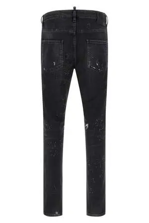 Dsquared2 5-pocket Jeans With Paint Splatter Effect