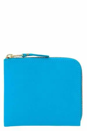 Comme Des Garçons Sa3100' Zip Around Wallet - Light Blue