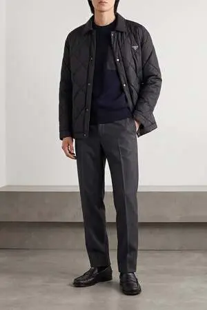 Prada Casual Jacket With Diamond Quilting