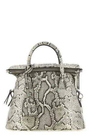 MAISON MARGIELA 5ac Classique' Mini Shoulder Bag - Gray