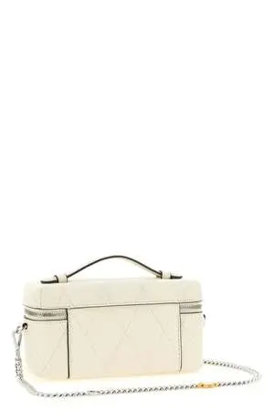 Tory Burch Quilted Leather Vanity Case