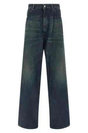 MAISON MARGIELA Jeans With Numeric Signature Patch - Blue