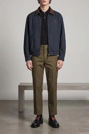 Prada Leather Collar Jacket