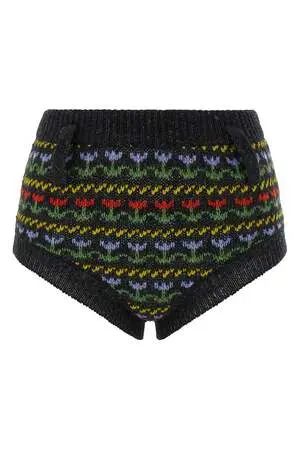 Marni Wool Jacquard Culottes