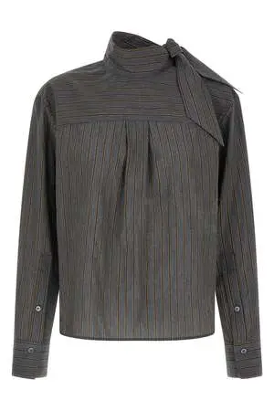 TELA Zafrina Blouse Gray