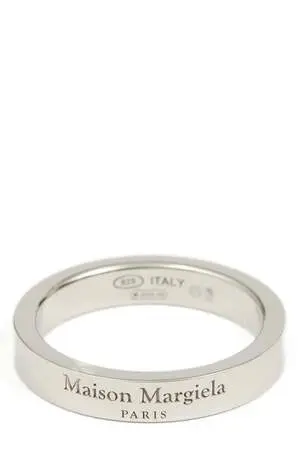 MAISON MARGIELA Logo Ring - Silver