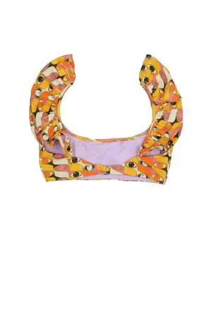 La DoubleJ Ruffle Third Eye' Bikini Top