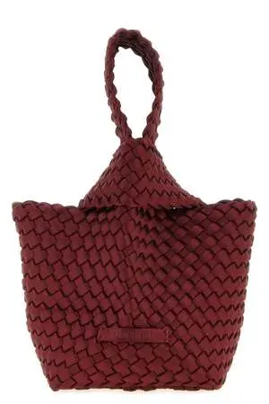 NAGHEDI Woven Satin-finish Clutch