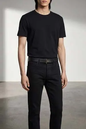TOM FORD Reversible Leather Belt With T Buckle