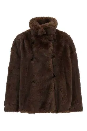 THELATEST Emma Faux Fur Coat