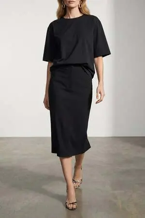 THELATEST T-shirt With Keyhole Detail