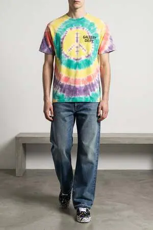 GALLERY DEPT. T-shirt With Tie-dye Peace Motif