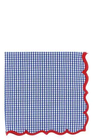 LABARRI Vichy Scalloped' Napkin - Multi