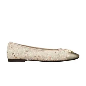 Tory Burch Wmns Charlie Ballet 'multi Gold - Tan