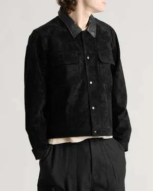 FRIZMWORKS Suede Storm Trucker Jacket Exclusive