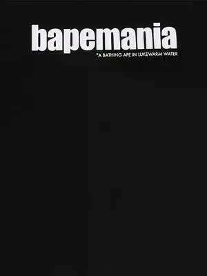 A BATHING APE Logo-print T-shirt - Black