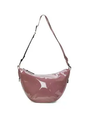 Rains Valera Patent-finish Shoulder Bag - Pink