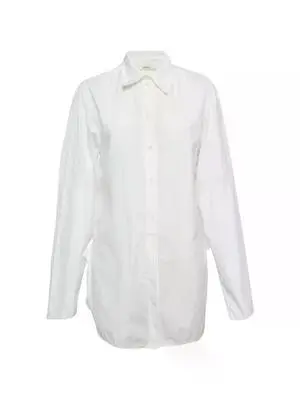 Celine Button-down Cotton Shirt - White