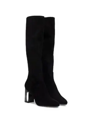 STUART WEITZMAN Mulberry Stretch Knee-high Boots - Black