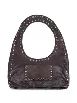 Gimaguas Franca Arrugado Stud-embellished Shoulder Bag