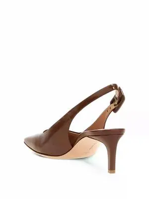 GIANVITO ROSSI Square-toe Slingback Pumps