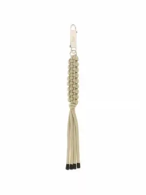 Rick Owens X Braided-tassel Keychain - Grey