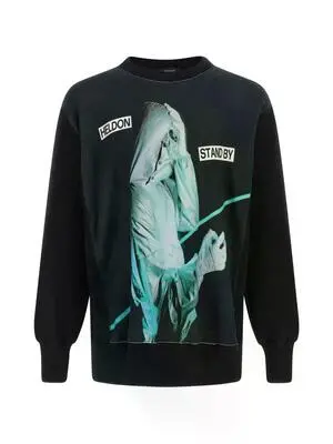 Undercover Graphic-print Cotton Sweatshirt - Black