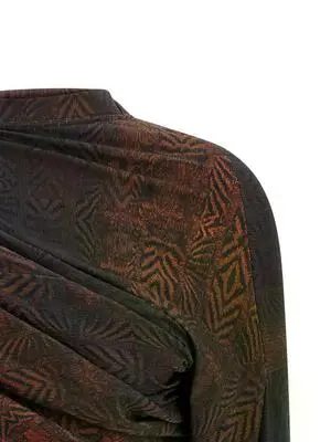 KIKO KOSTADINOV Draped Asymmetric Blouse