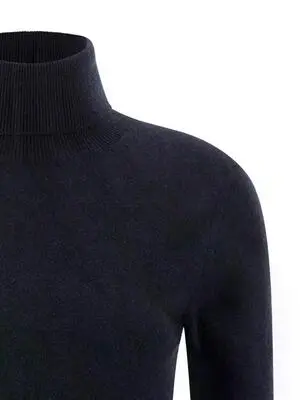 Balenciaga Roll-neck Logo-plaque Sweater