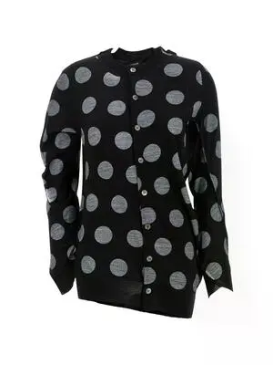 Junya Watanabe Polka-dot Asymmetric Cardigan