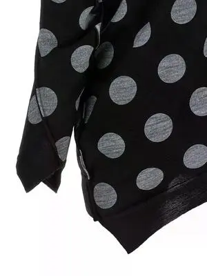 Junya Watanabe Polka-dot Asymmetric Cardigan