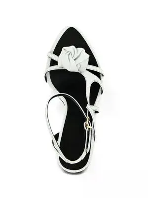 ROTATE BY BIRGER CHRISTENSEN Floral-applique Strappy Sandals
