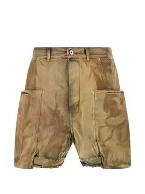 Rick Owens Faded-effect Shorts - Neutrals