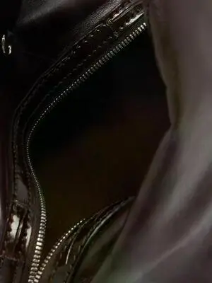 Stella McCartney Crocodile-effect Bucket Bag