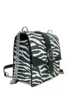 Michael Kors Small Greenwich Zebra-print Crossbody Bag