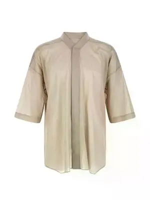 Rick Owens Concealed-front Shirt - Grey