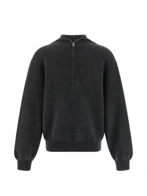 Balenciaga Back-to-front Zip-up Wool Sweater